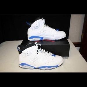 Nike | Shoes | Nike Air Jordan Retro 6 Sport Blue | Poshmark